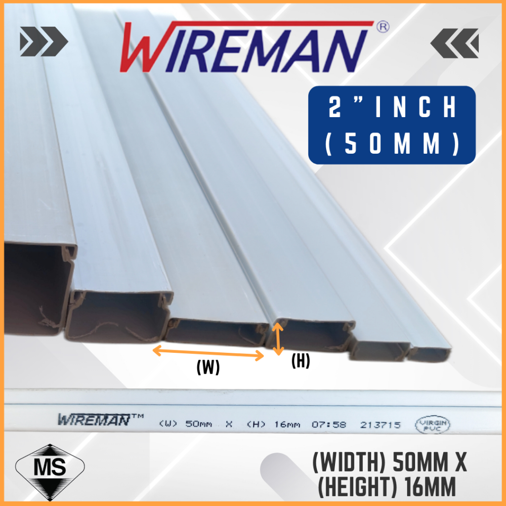 PVC CASING WIRING / PVC TRUNKING / WAYAR ELEKTRIK CASING SIRIM APPROVED ...