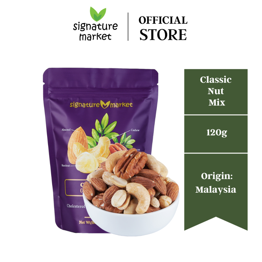 Signature Market Classic Nut Mix (120g) | Shopee Malaysia