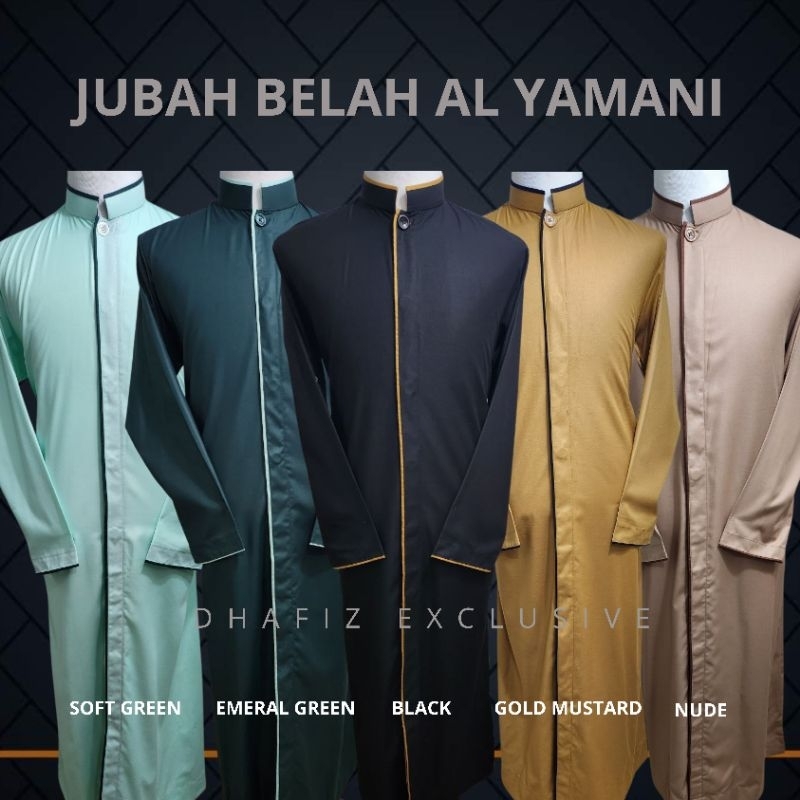 Jubah Belah Al Yamani, Jubah Luar, Jubah Imam, Jubah Nikah | Shopee ...