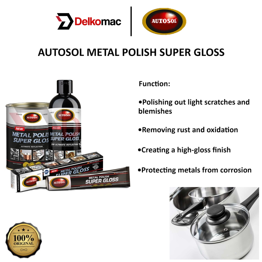 Autosol Metal Polish Super Gloss - Polish aluminium / copper / brass ...