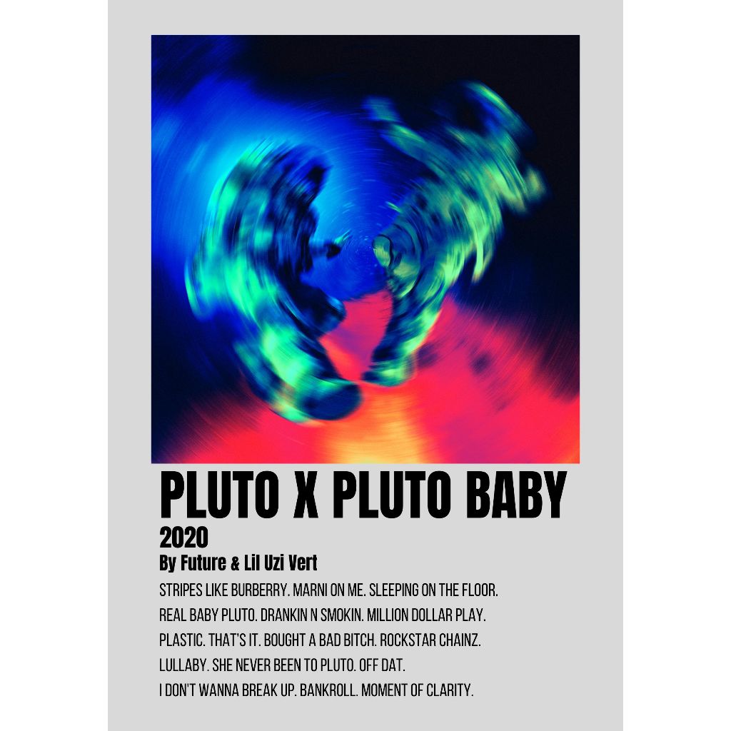 Album Cover Poster Pluto X Pluto Baby | Shopee Malaysia