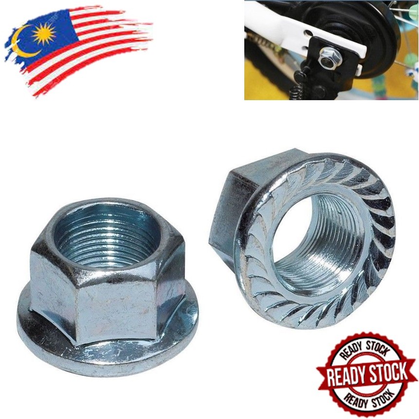 Nut Basikal Rim Belakang 3/8" x 15mm Rear wheel Nut (1 PC) | Shopee ...