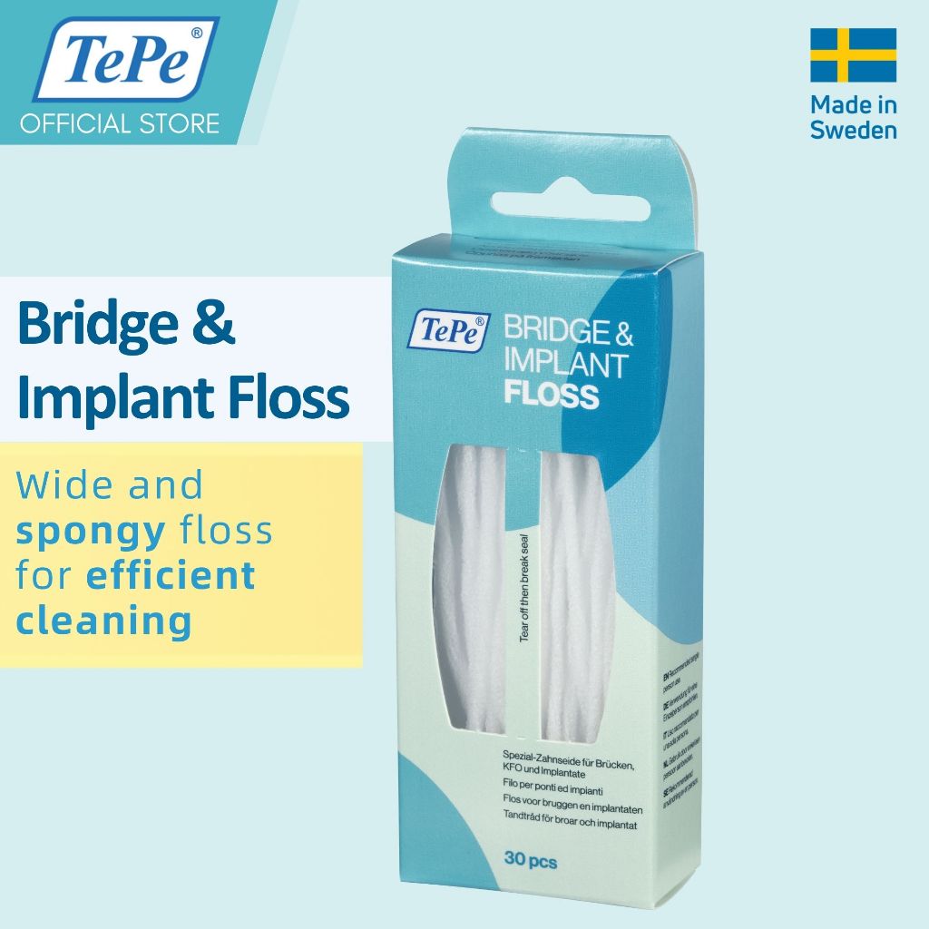 TePe® Bridge & Implant Floss | Shopee Malaysia