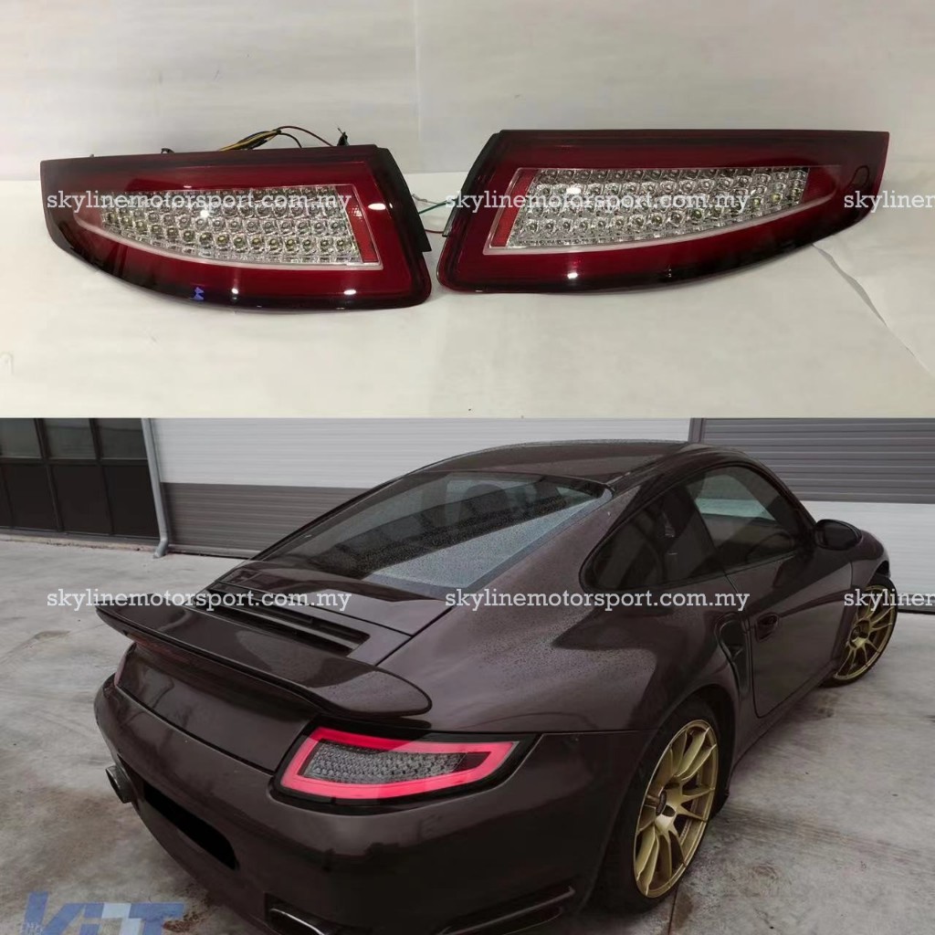 Porsche Carrera 911 997 Led Tail Lamp Taillight Bar Red 100% Taiwan ...