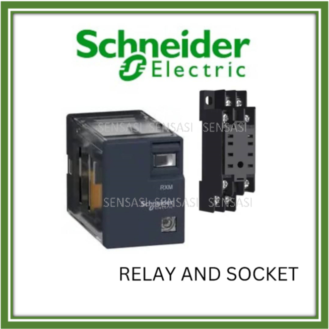 SCHNEIDER 8PIN #RXM2LB2BD/ RXM2LB2P7/ RXM2LB2B7/ RXZE1M2C RELAY AND SOCKET | Shopee Malaysia