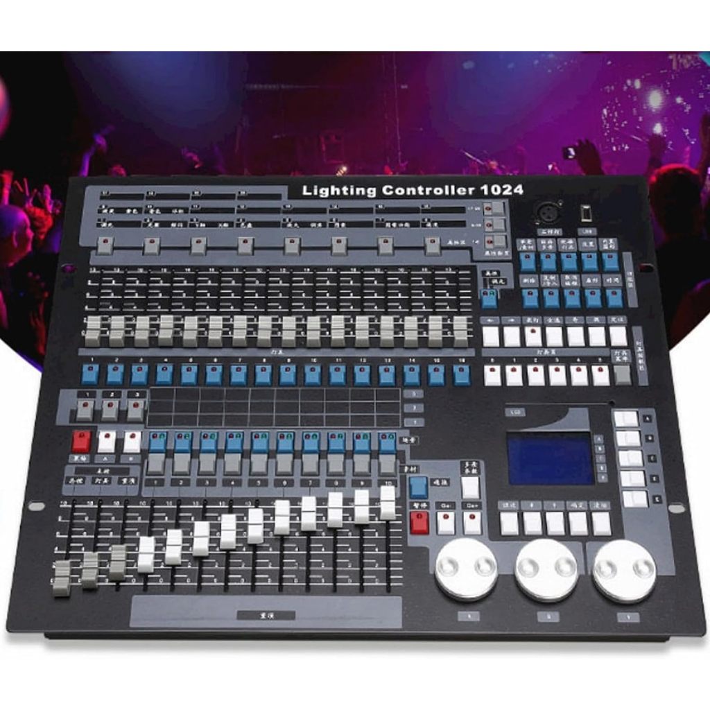 DMX Controller 1024 Channel 512 DMX Light Controller Fog Stage Lighting ...