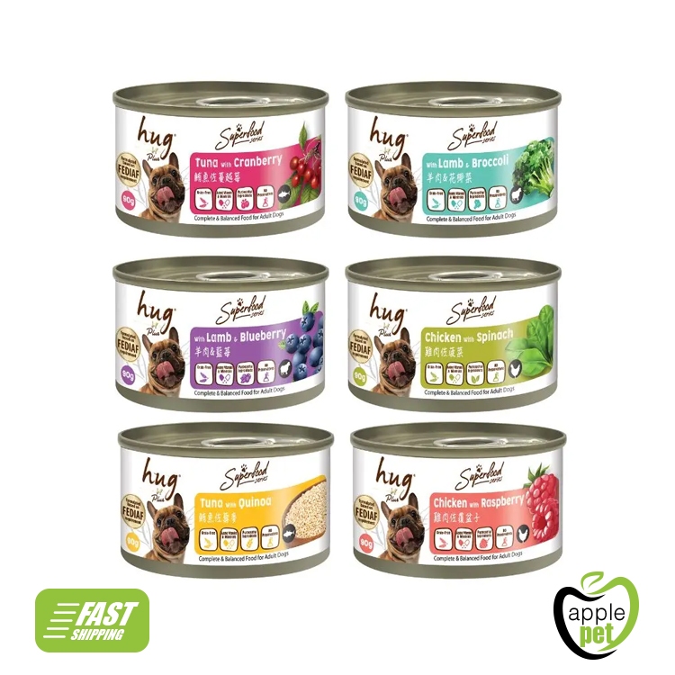 HUG PLUS SUPERFOOD SERIES DOG CAN 90G | Shopee Malaysia