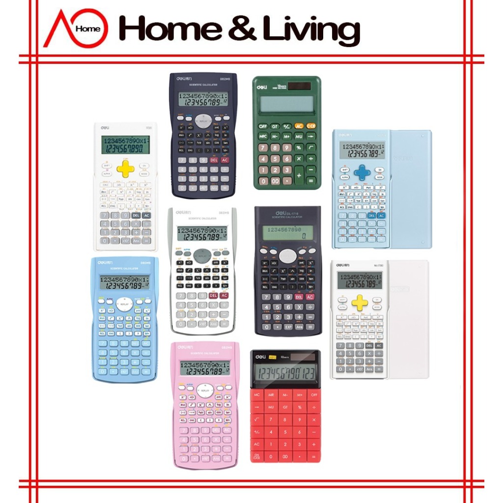 AO Home Kalkulator Deli Scientific Calculator Problem Solving ...