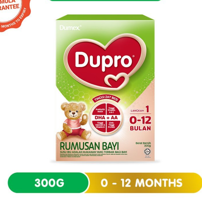 Dumex Dupro Infant Formula Step 1 / Step 2 (300g) | Shopee Malaysia