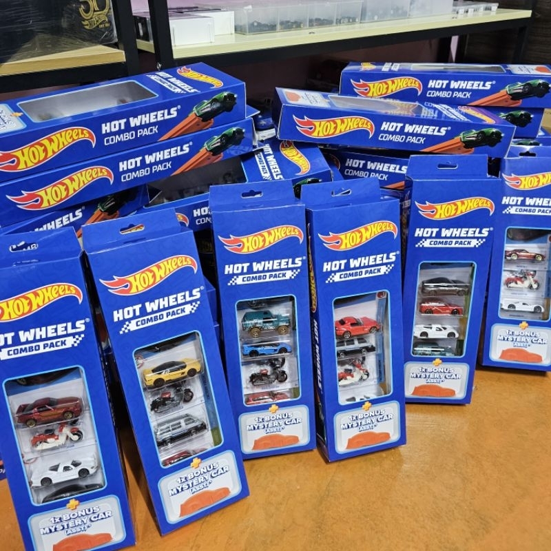 HOT WHEELS MYSTERY COMBO PACK 5 PCS CAR IN 1 BOX INCLUDE MYSTERY CARD ...