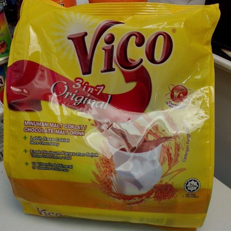minuman coklat VICO 3in1 original (18 x 32g) | Shopee Malaysia
