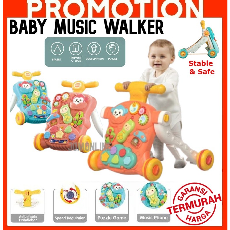 ~Ship From KL~ Musical Baby Walker Baby Walkers Learning Walker Baby ...