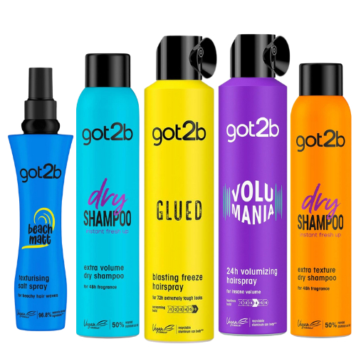 [ iiMONO ] Got2b Glued Hairspray | Volumania Strong Hold | Beach Matt ...