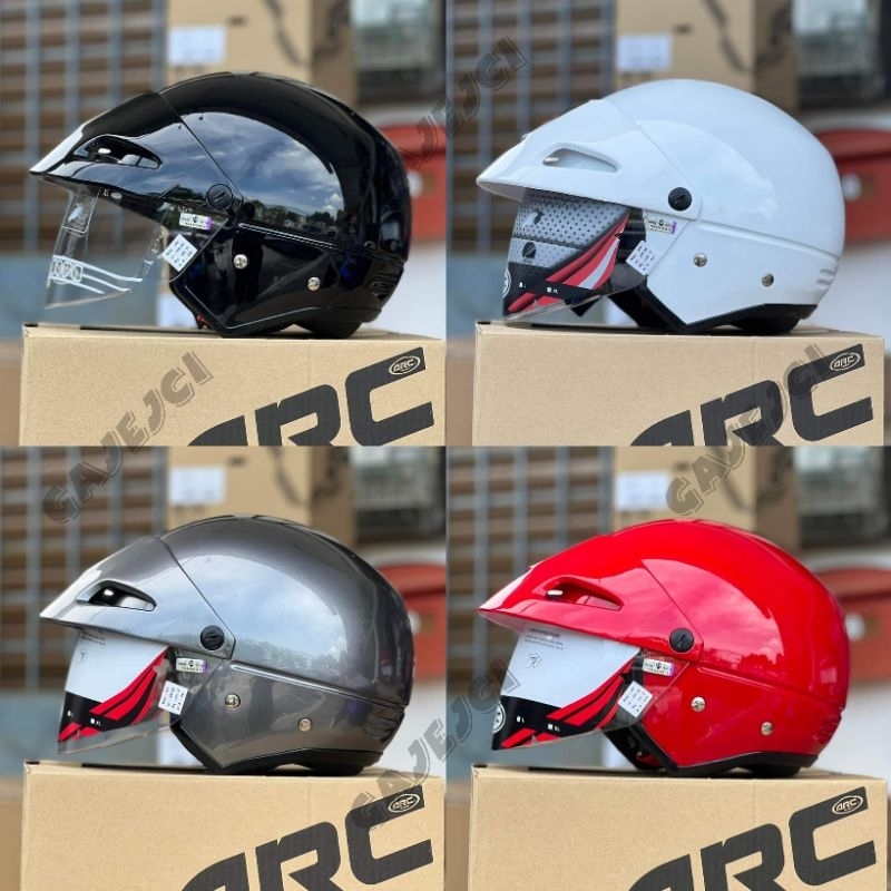 ♨️HOT PRODUCT♨️💯ARC AF6 Helmet ARC Half ARC Steng | Shopee Malaysia