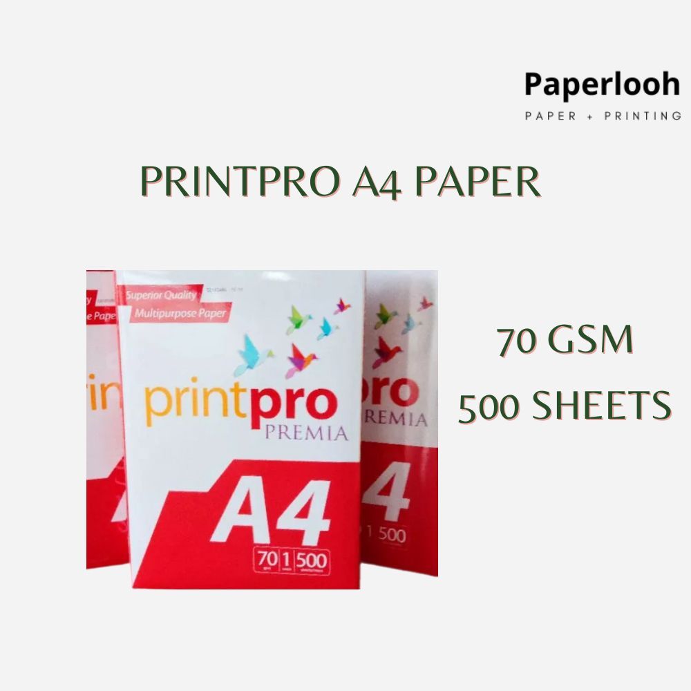 Printpro A4 Paper 70gsm 500 sheets | Shopee Malaysia