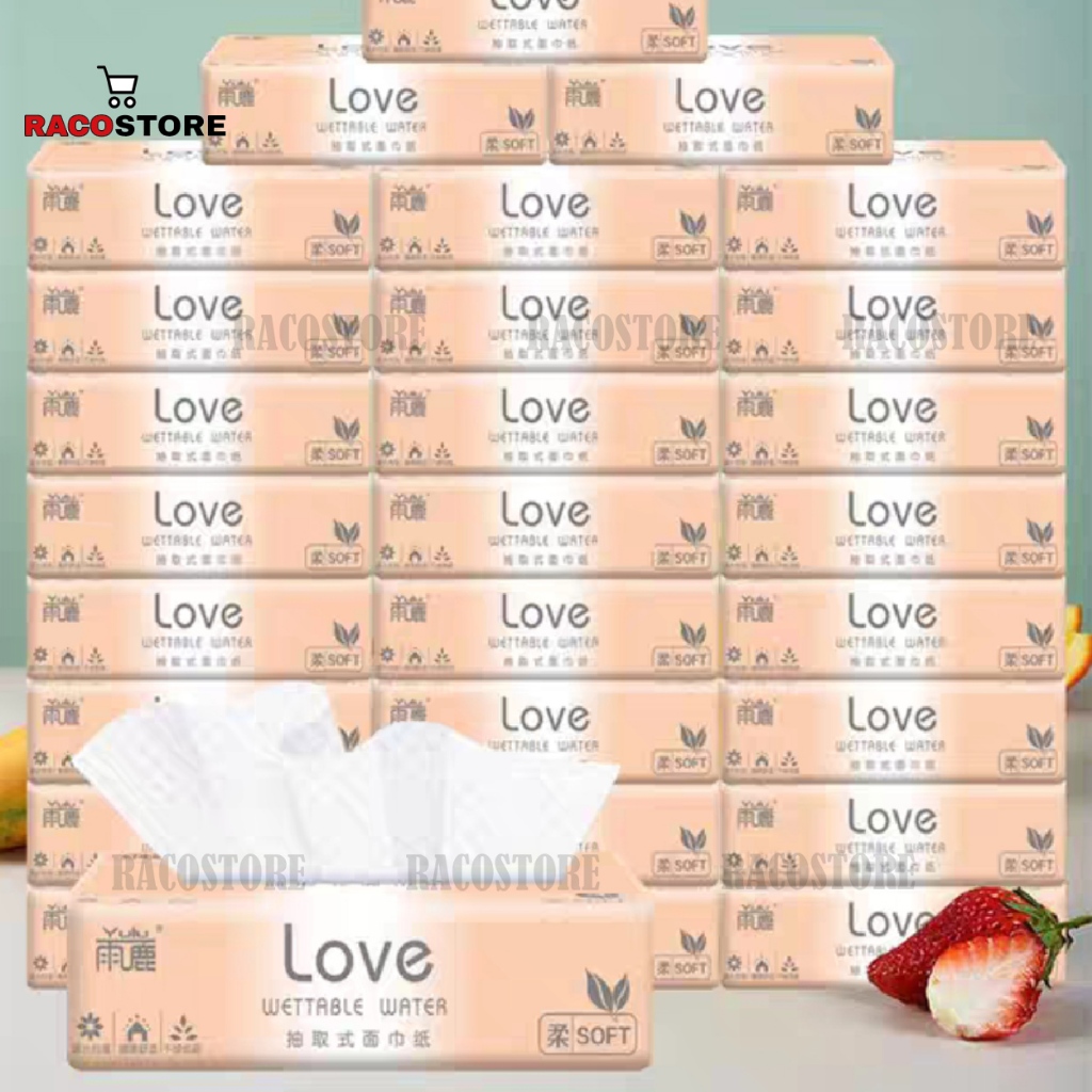 90pcs pocket Love Tissue Paper / Bathroom Tissue / Travel Tissue ...