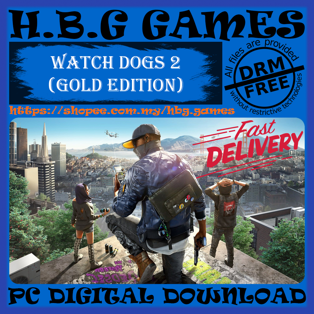 Watch Dogs 2 (Gold Edition) [PC DIGITAL DOWNLOAD] [OFFLINE] [DRM-FREE ...