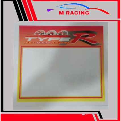 STICKER ROAD TAX TYPE R/SPOON/RS/MUGEN/JDM/M7/ECU SHOP/RALLI ART ...