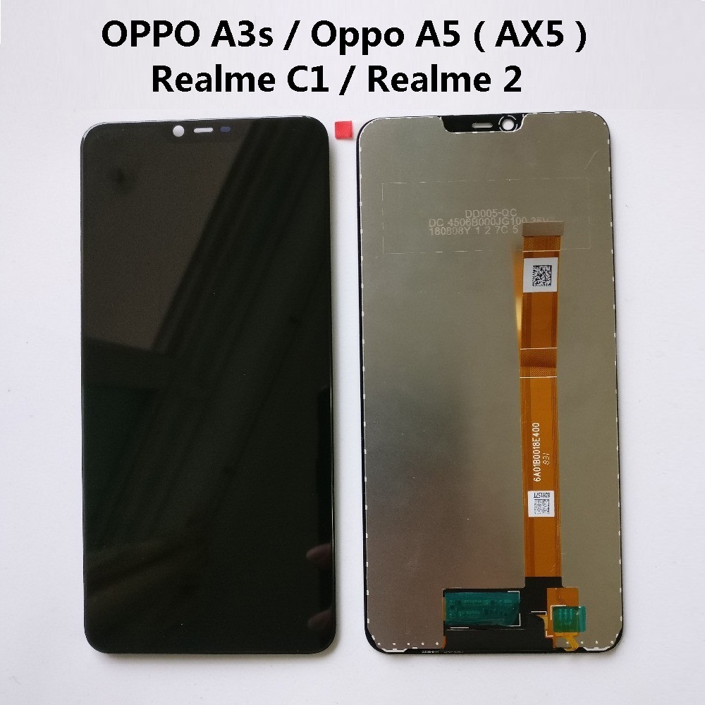 OPPO A3s / OPPO A5 ( AX5 ) / Realme 2 / Realme C1 LCD Display Touch Screen Digitizer Glass For ...
