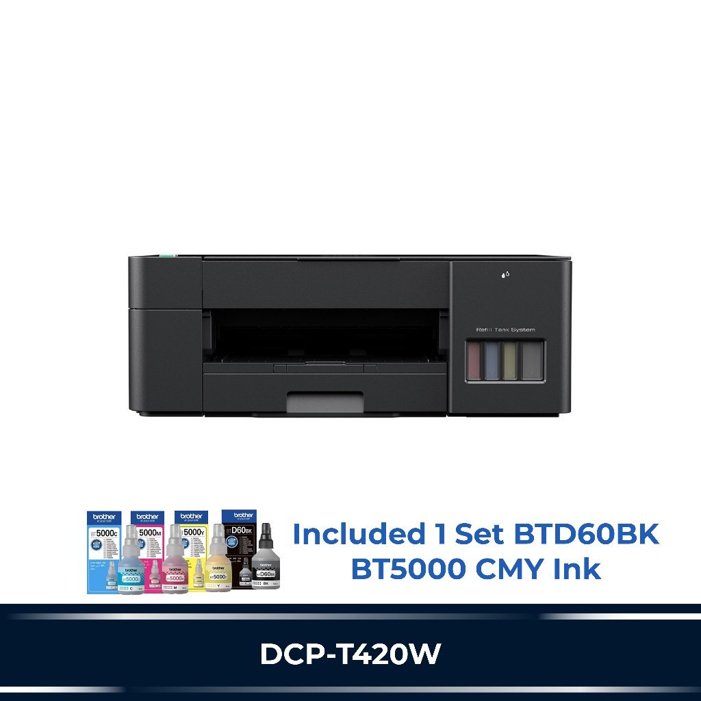 Brother DCP-T520W A4 Wireless Colour Inkjet Printer Brother T420W DCP ...
