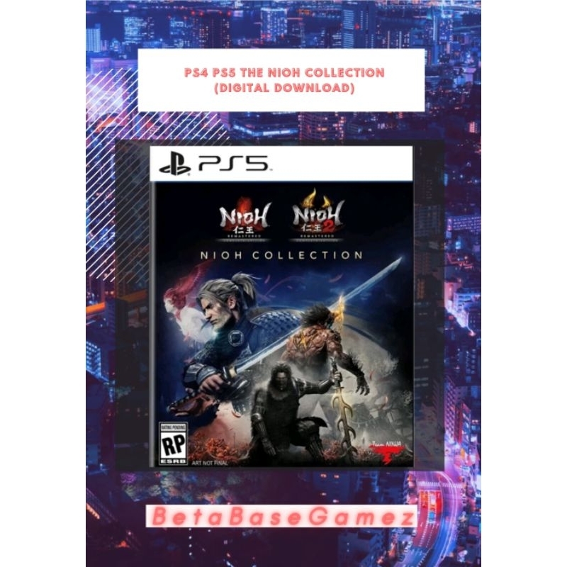 PS4 PS5 Nioh Collection / Nioh 2 Remastered Complete Edition Digital ...