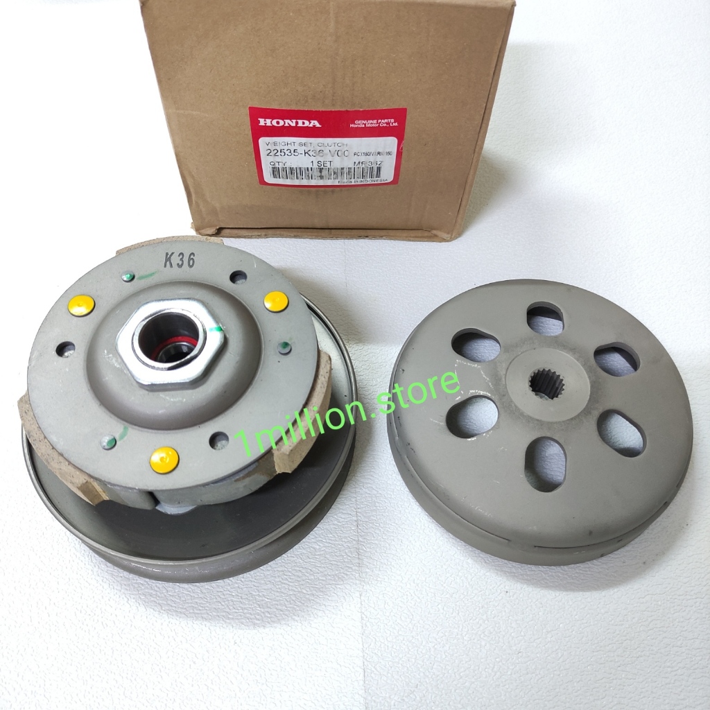 PULLEY AUTO CLUTCH REAR BELAKANG CVT BEAT FI V1/V2/V3 PCX150 V1/V2 ...