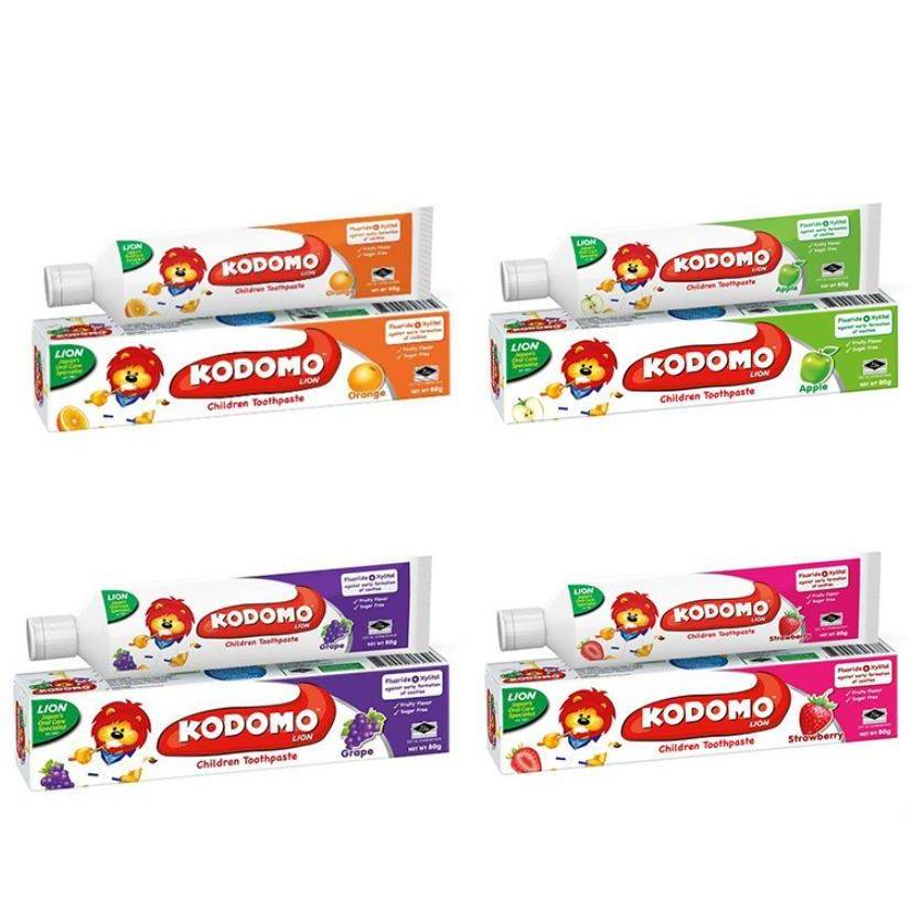 KODOMO Children Toothpaste Grape/Strawberry/Orange 40g | Shopee Malaysia