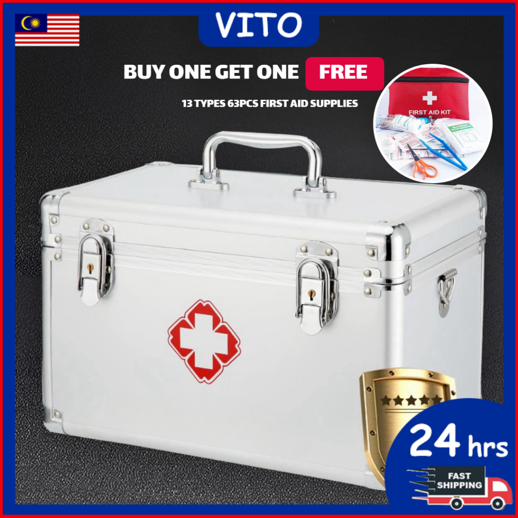 【Ready Stock】Medicine Storage Box First Aid Kit Box First Aid Kit Bag ...