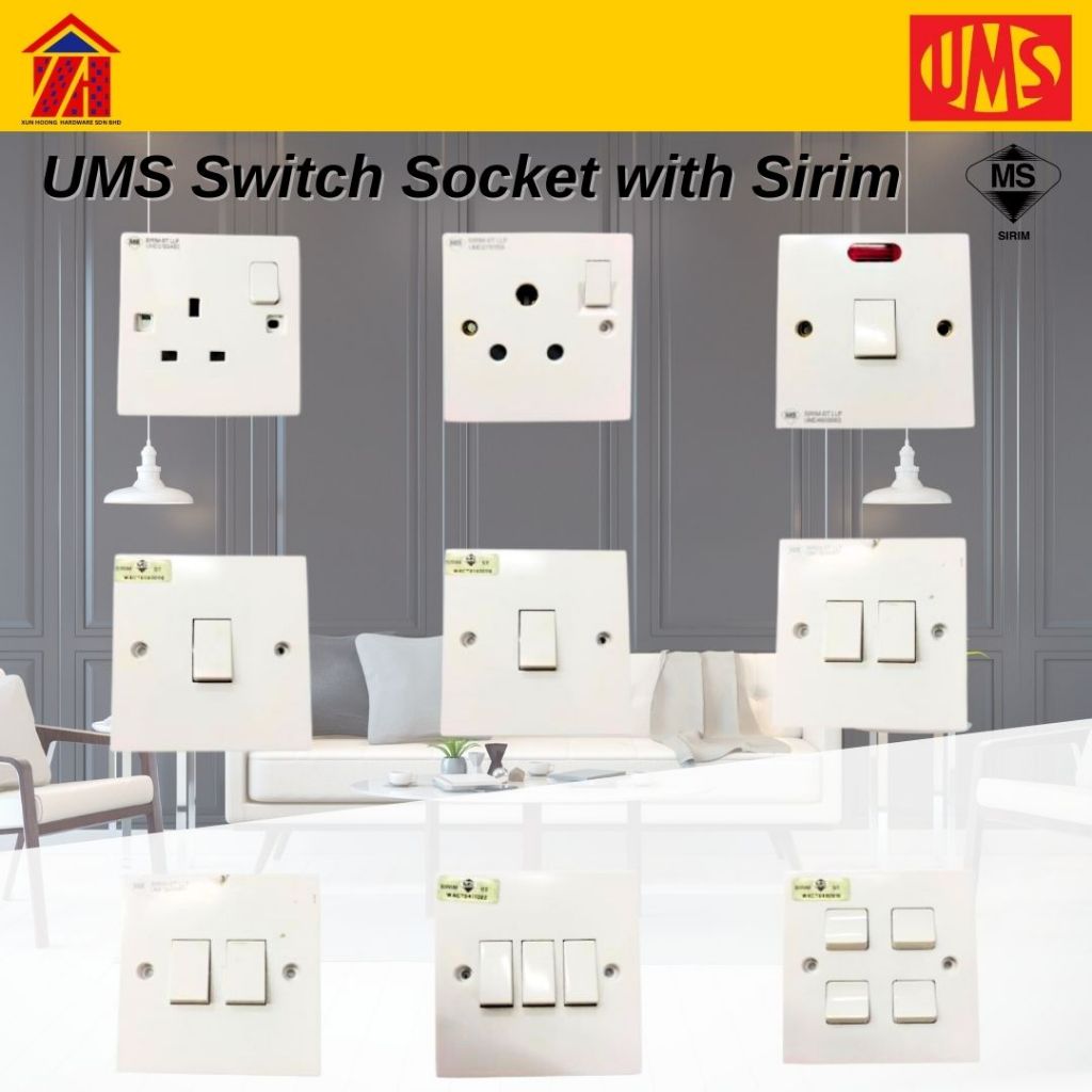 UMS Switch Socket with Sirim | Shopee Malaysia