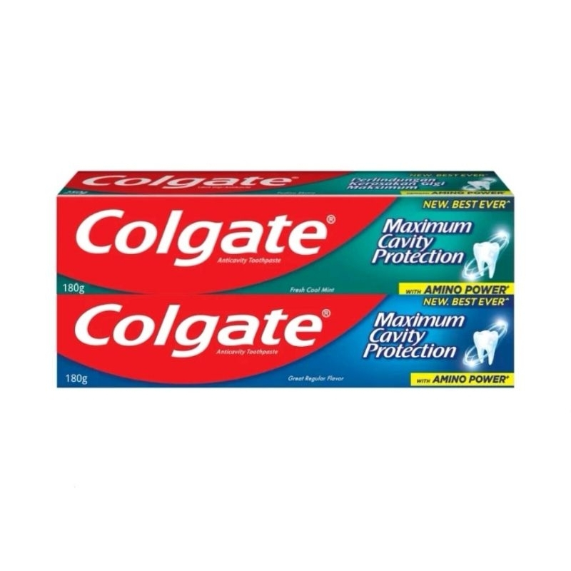 Colgate Toothpaste Maximun Cavity Protection Regular/Mint 180g | Shopee ...