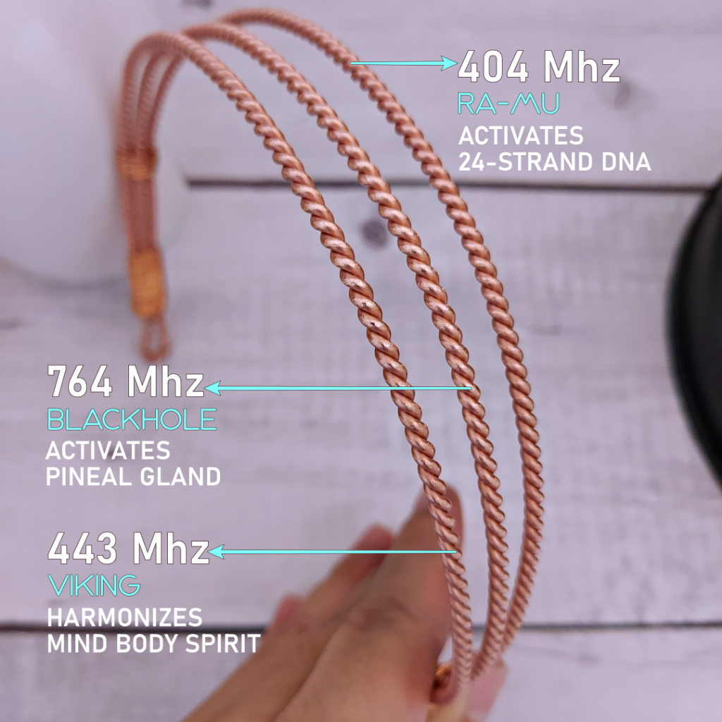 𝐓𝐞𝐧𝐬𝐨𝐫 𝐑𝐢𝐧𝐠 𝐇𝐞𝐚𝐝𝐛𝐚𝐧𝐝 3 Frequency Copper Therapy 🧬 Hairband 铜头带 Cekak ...