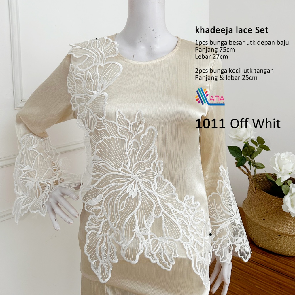 Humayra Patch Lace Set Lace Sulam Bunga Treding Lace Sulam Ariesya lace ...