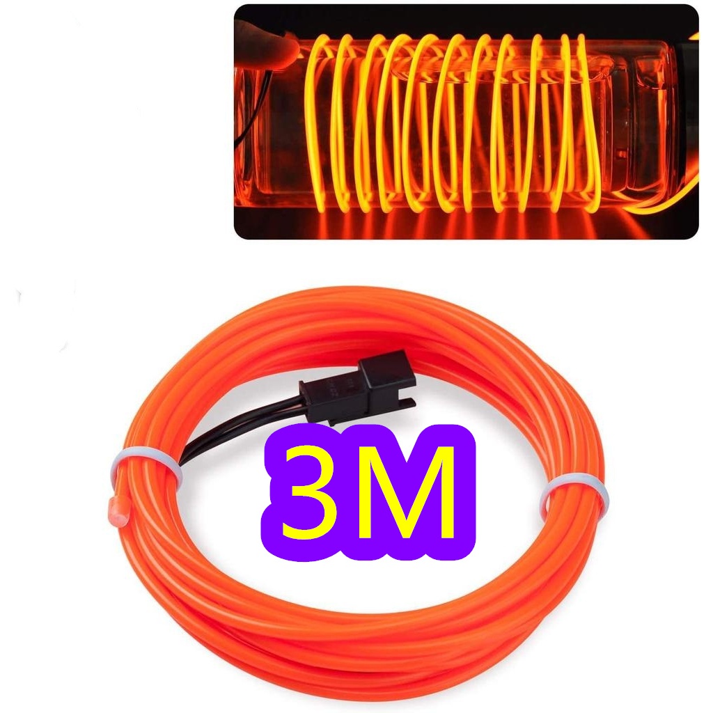 2.8mm Wording Light Strip EL Wire Neon Light With Iron Core Neon Custom ...