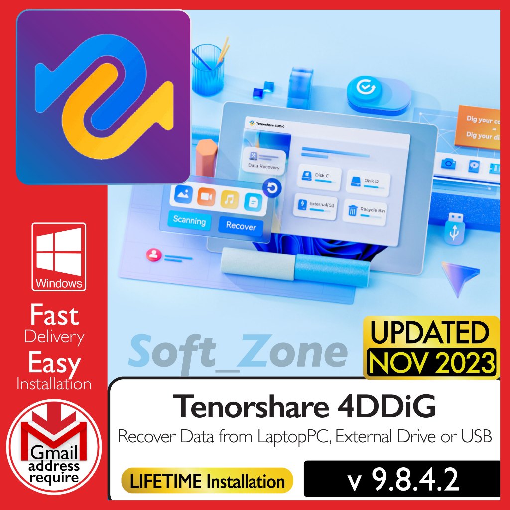 OFFICIAL] Tenorshare 4DDiG Windows Data Recovery: Recover, 04/09/2024