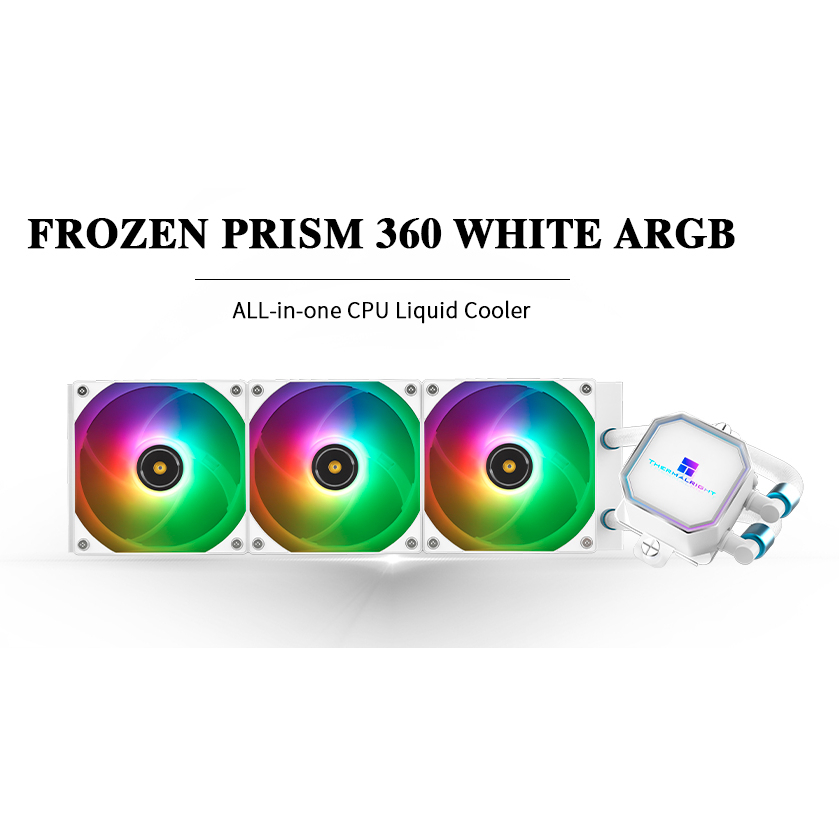 # THERMALRIGHT Frozen Prism [ 240 / 360 ] BLACK / WHITE ARGB AIO CPU COOLER # | Shopee Malaysia