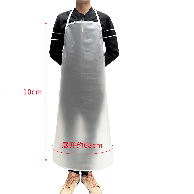 *READY STOCK* PVC Transparent Apron Waterproof Transparent PVC Apron ...
