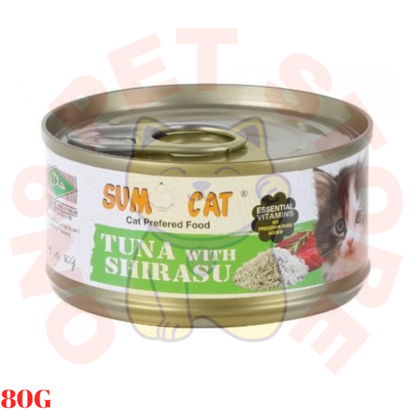 Sumo Cat Premium Cat/Kitten Canned Wet Food Tuna Series (80g) | Shopee ...
