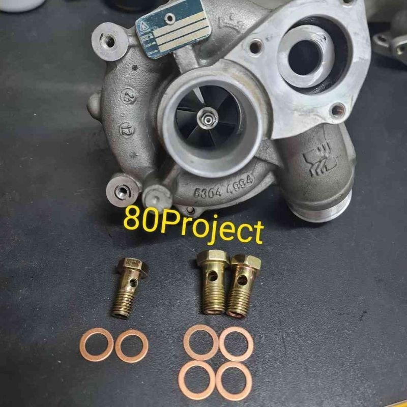 Peugeot 308 3008 408 508 K03 TURBO GASKET METAL 3 LAYER OIL FEED WATER ...