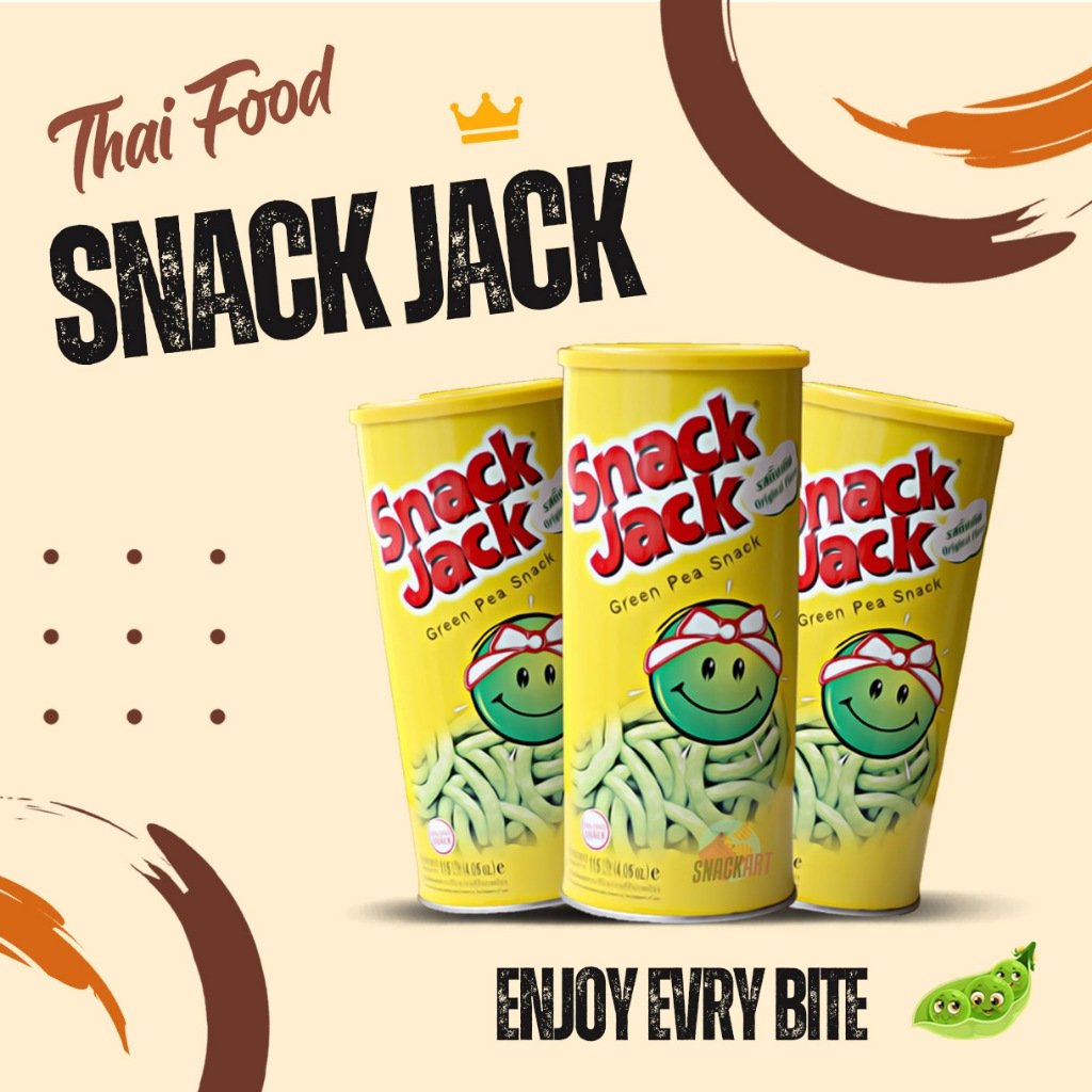 Thailand Snack Jack Green Pea Snack 🔥 115g | Shopee Malaysia