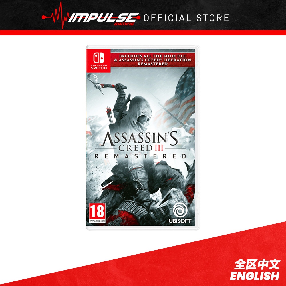 NSW Nintendo Switch Assassin's Creed III Remastered Chi/Eng Version ...