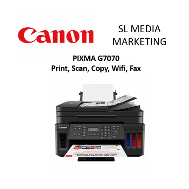 CANON PIXMA G7070 Refillable Ink Tank All-In-One with Fax Wireless ...