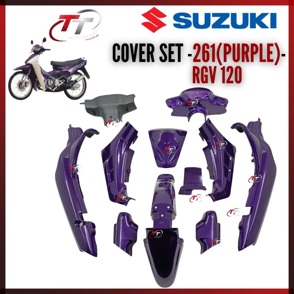 Suzuki RGV RGV120 RGV 120 coverset cover set CAVERSET KABER KAVER KOVER ...