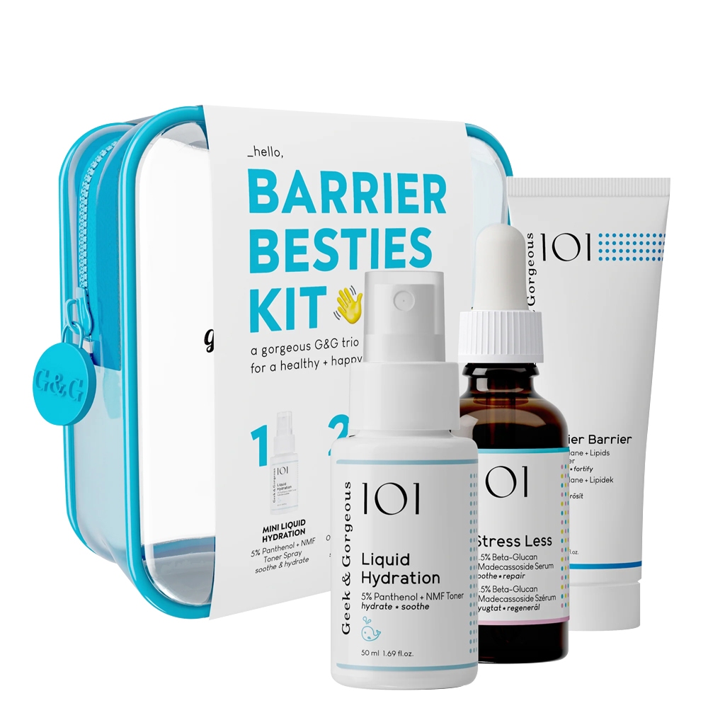 Geek & Gorgeous Barrier Besties Kit with NMF, Squalane, Vitamin B5 ...