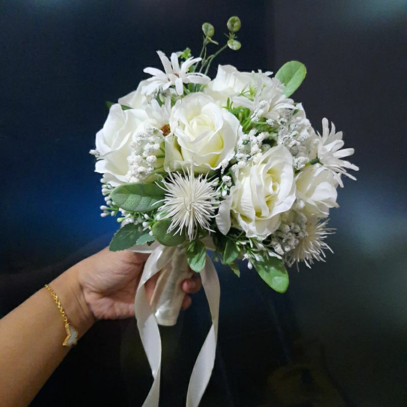 [KIPAS boleh +] Bunga tangan bawah 50 | Wedding bouquet | Bunga tangan ...