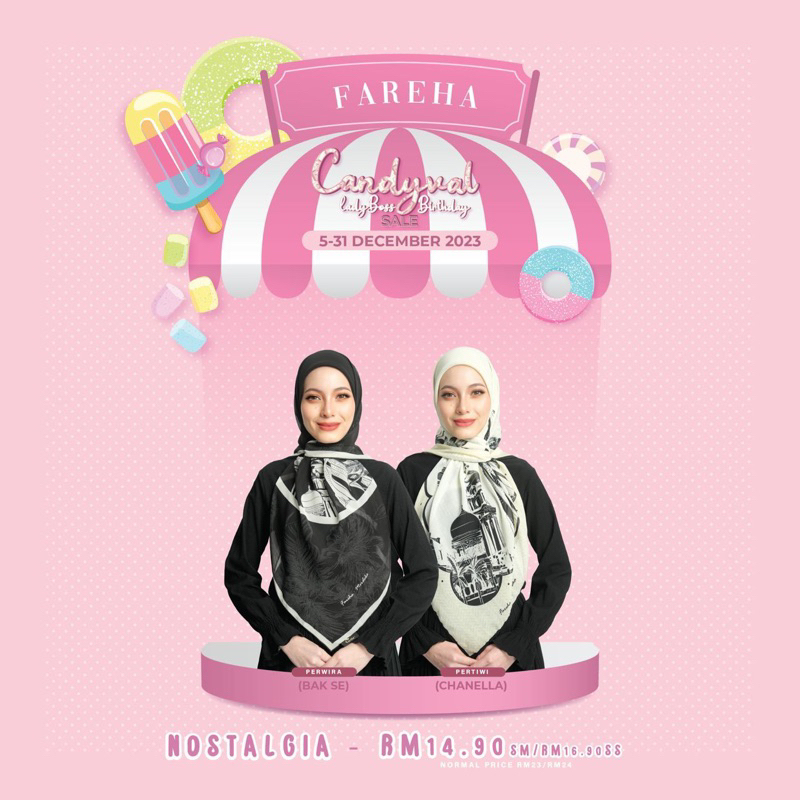FAREHA Nostalgia Merdeka | Shopee Malaysia