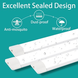 Led Tube Light 4ft 2ft 1ft Double Row LED Beads Series Connection 10W ...