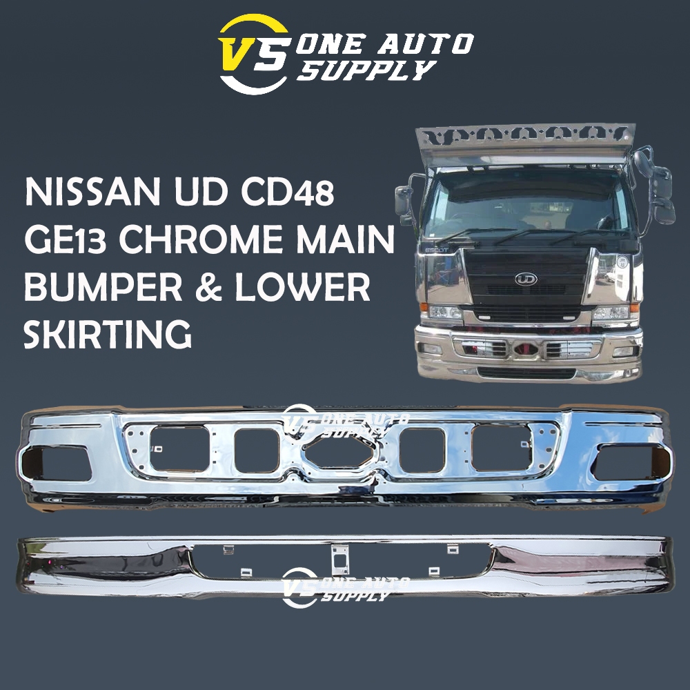 NISSAN UD CD48 GE13 CHROME MAIN BUMPER & LOWER SKIRTING | Shopee Malaysia
