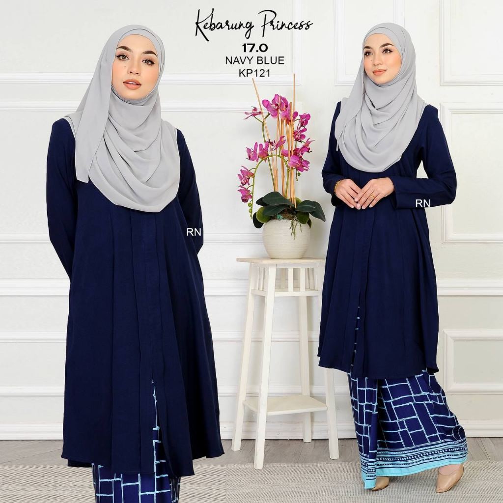 KEBARUNG PRINCESS 17.0 - Kebarung Labuh Longgar cutting besar Muslimah ...