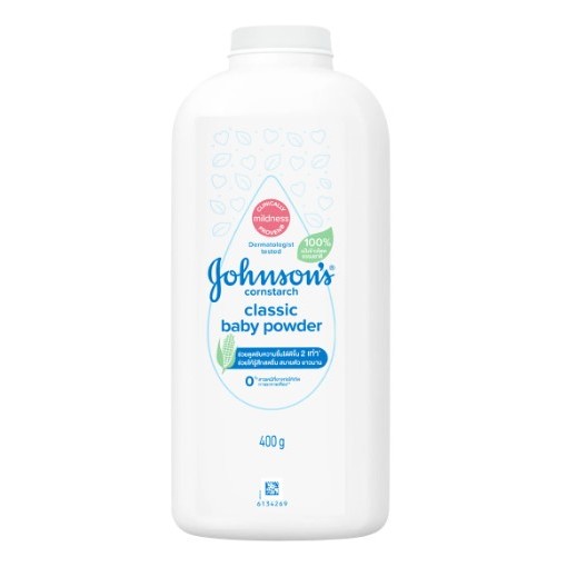 JOHNSON'S Cornstarch Classic Baby Powder 400 g | Shopee Malaysia