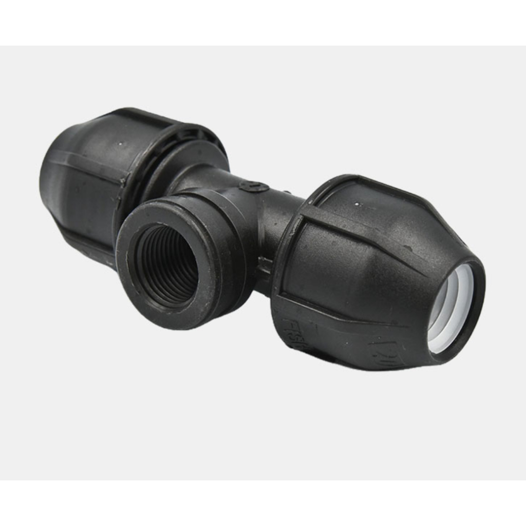 Poly pipe connector hdpe poly female male thread tee elbow coupler ...